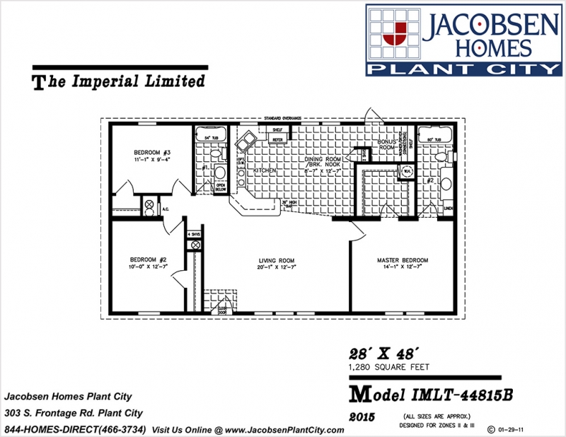 1200 – 1,399 SQ FT Manufactured and Modular Homes - Jacobsen Mobile ...